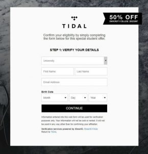 How to Get Student Discount on Tidal